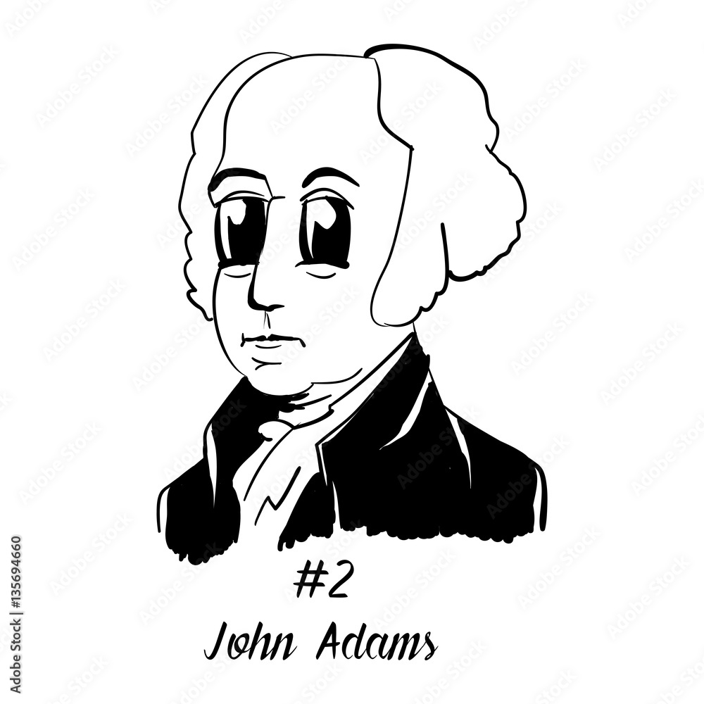 Cartoon Caricature Character Historical Portrait US Presidents Comic ...