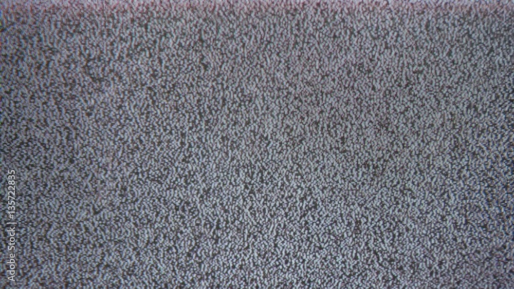 Tv noise interference bad signal screen television Stock Photo | Adobe ...