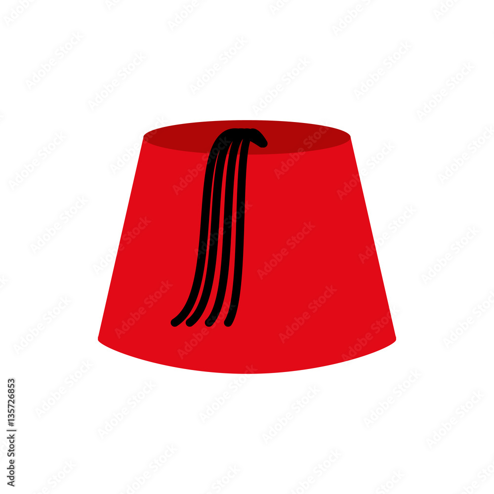 Turkish cap isolated. Turkey Hat from on white background Stock Vector ...