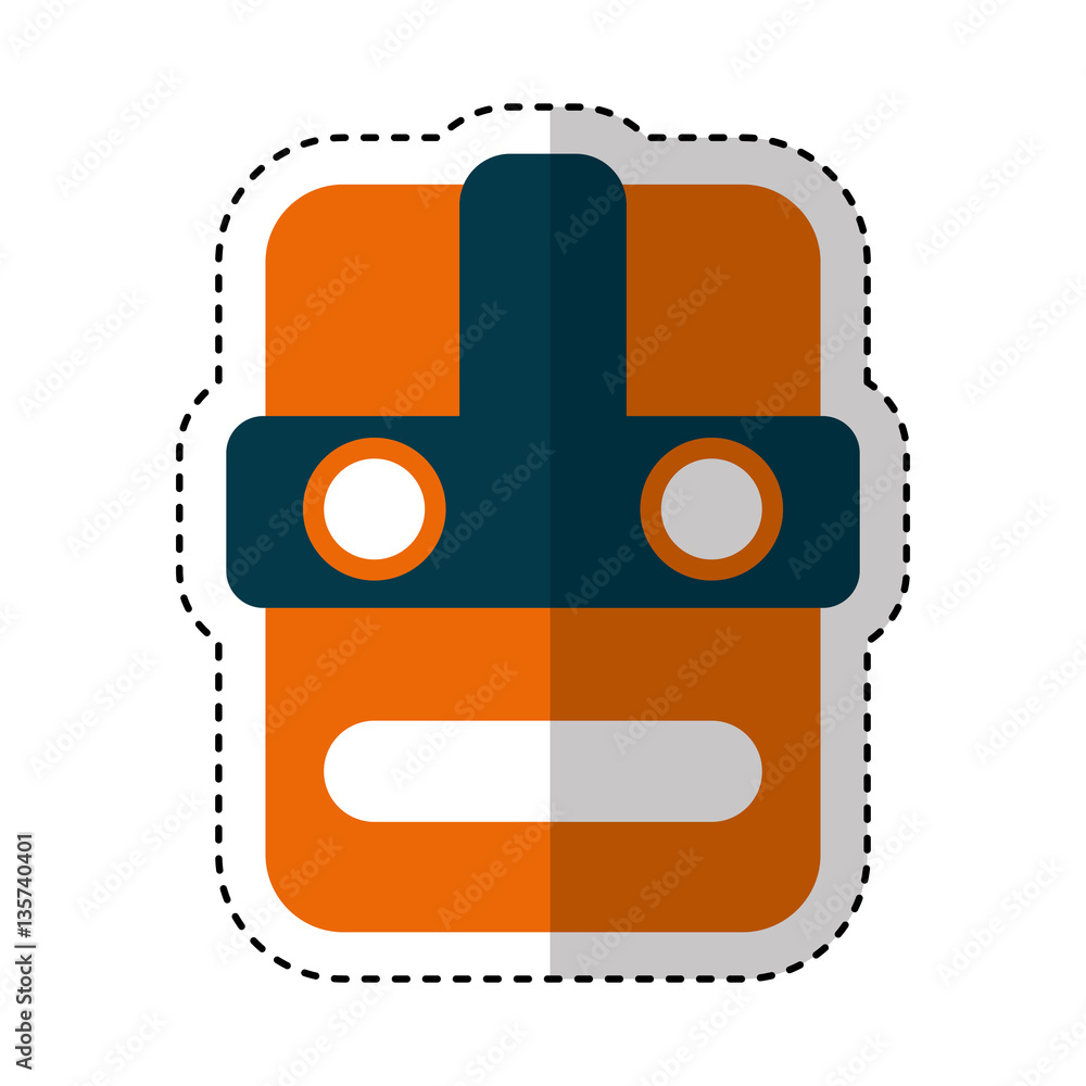 electric robot avatar character vector illustration design Stock Vector ...