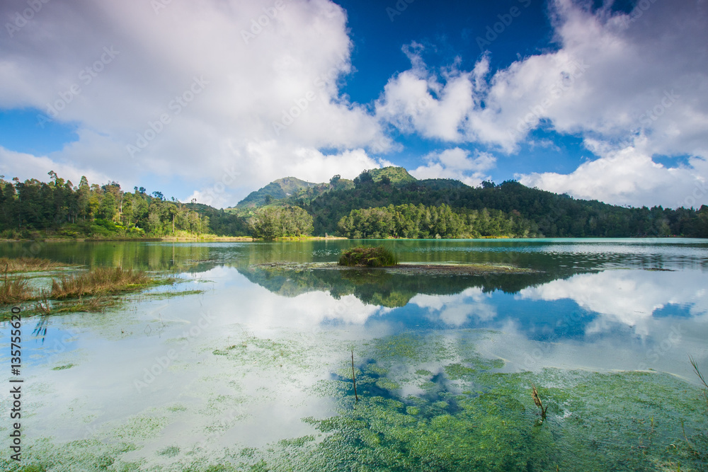 Amazing Dieng Telaga Warna Stock Photo | Adobe Stock