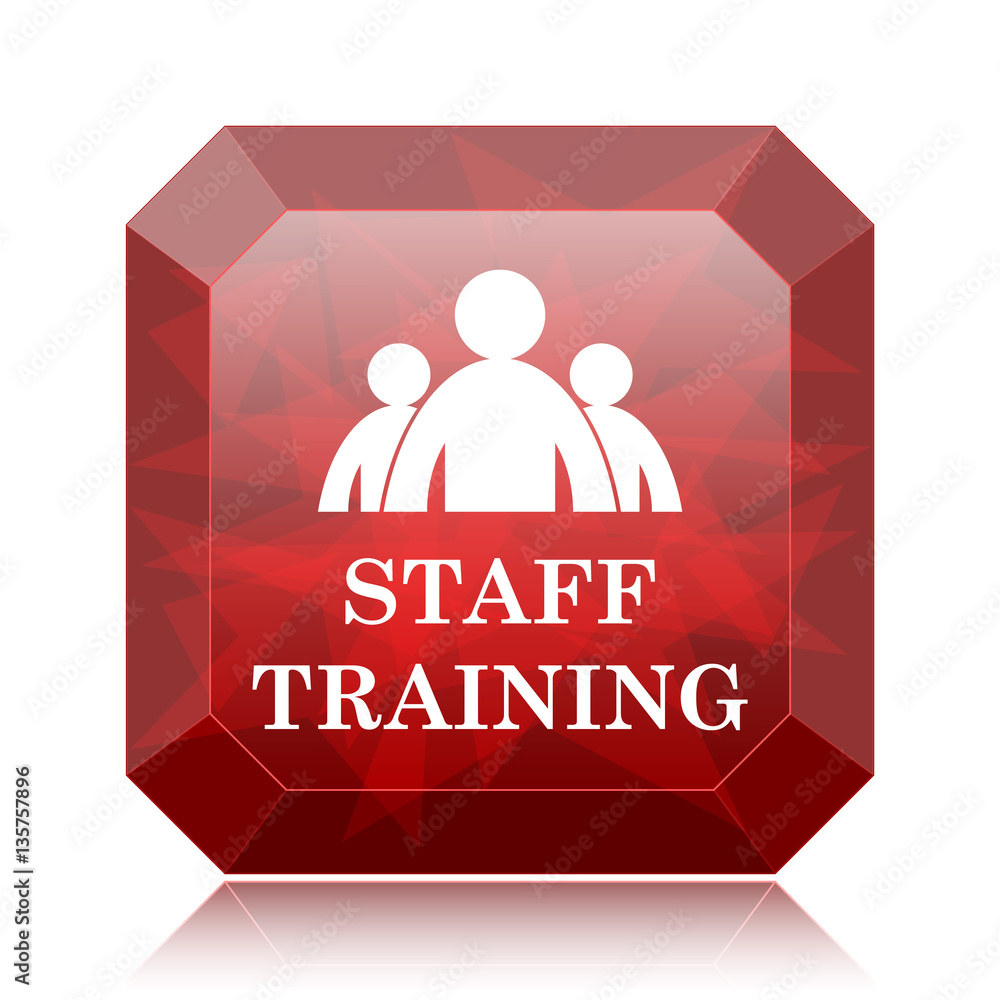 Staff training icon Stock Illustration | Adobe Stock