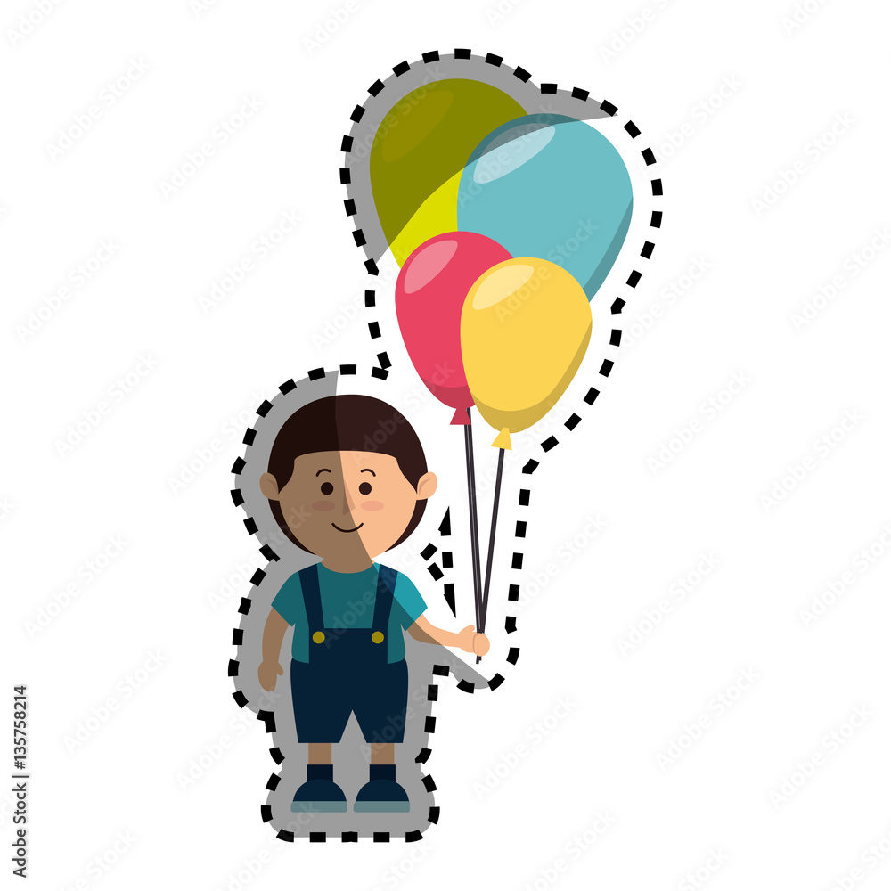 cute boy avatar character vector illustration design Stock Vector ...