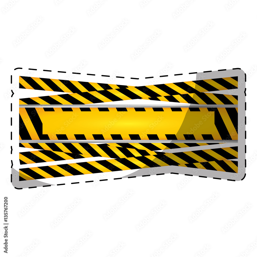Construction Tape Clip Art