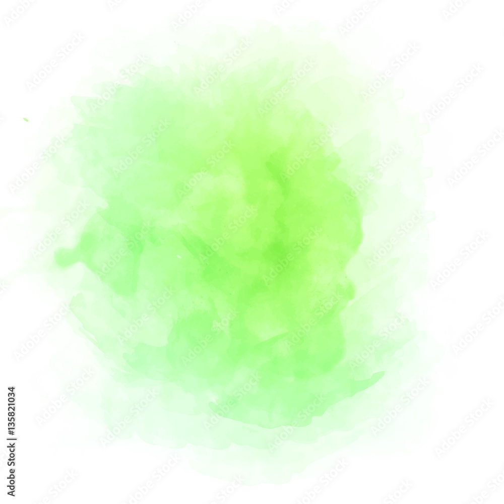 Green watercolor splash vector Stock Vector | Adobe Stock