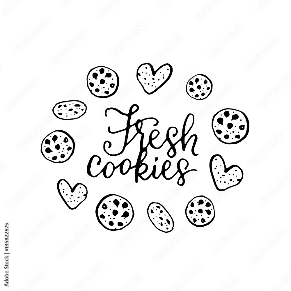 Vector vintage bakery hand lettering logo, badge. Typography design ...