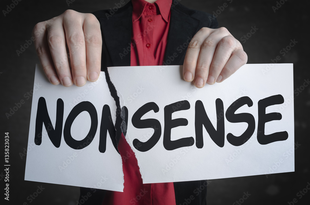 Nonsense Stock Photo | Adobe Stock