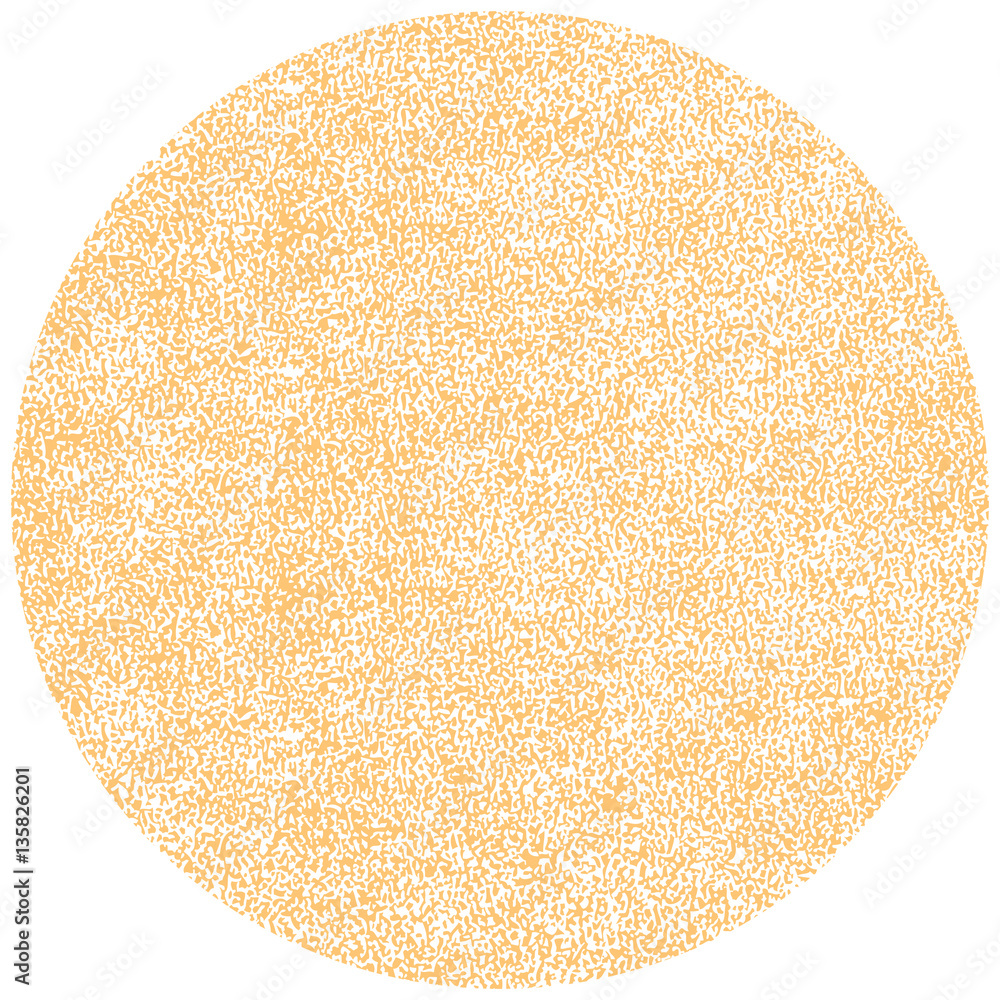 Circle Shape with Paint Texture Stock Vector | Adobe Stock