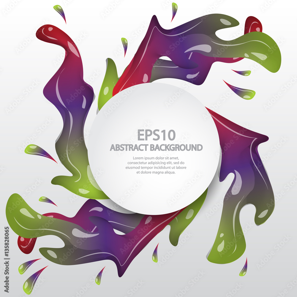 water background splash background Design Template,Vector Illustration ...