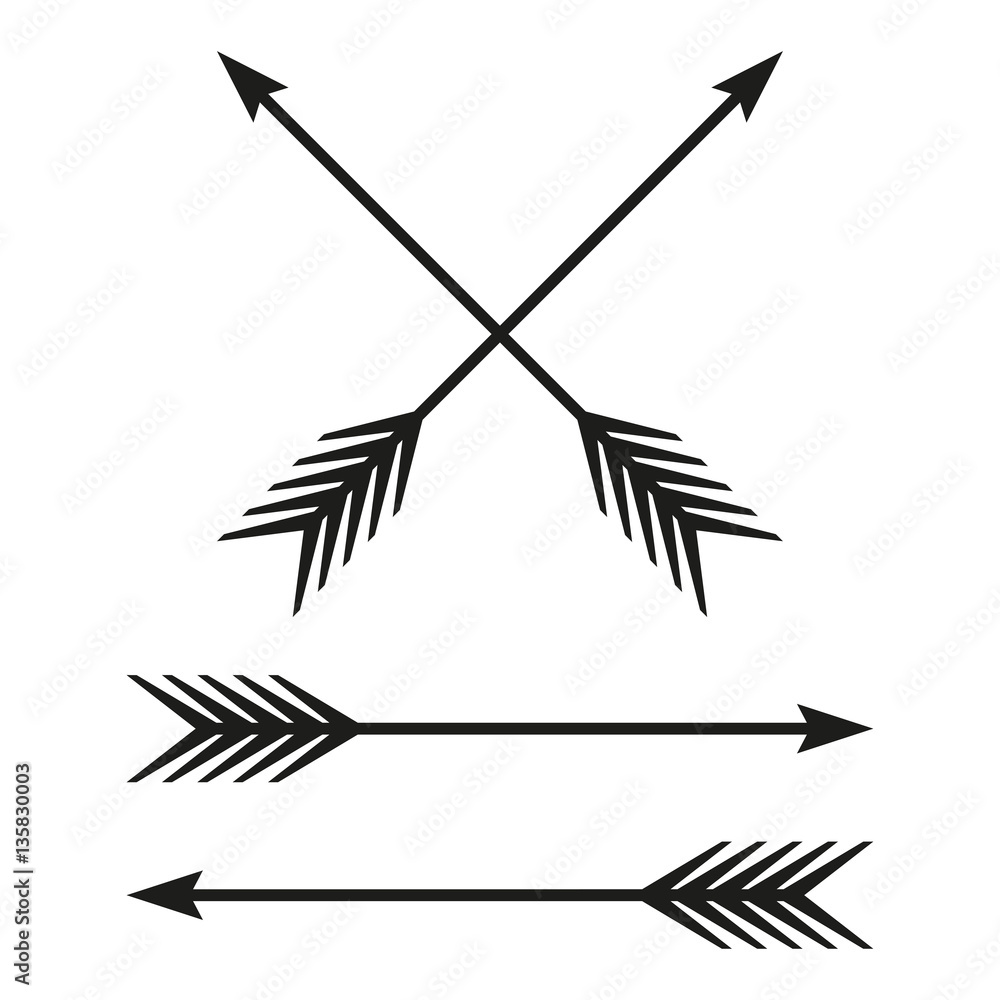 Vintage Arrows Clipart