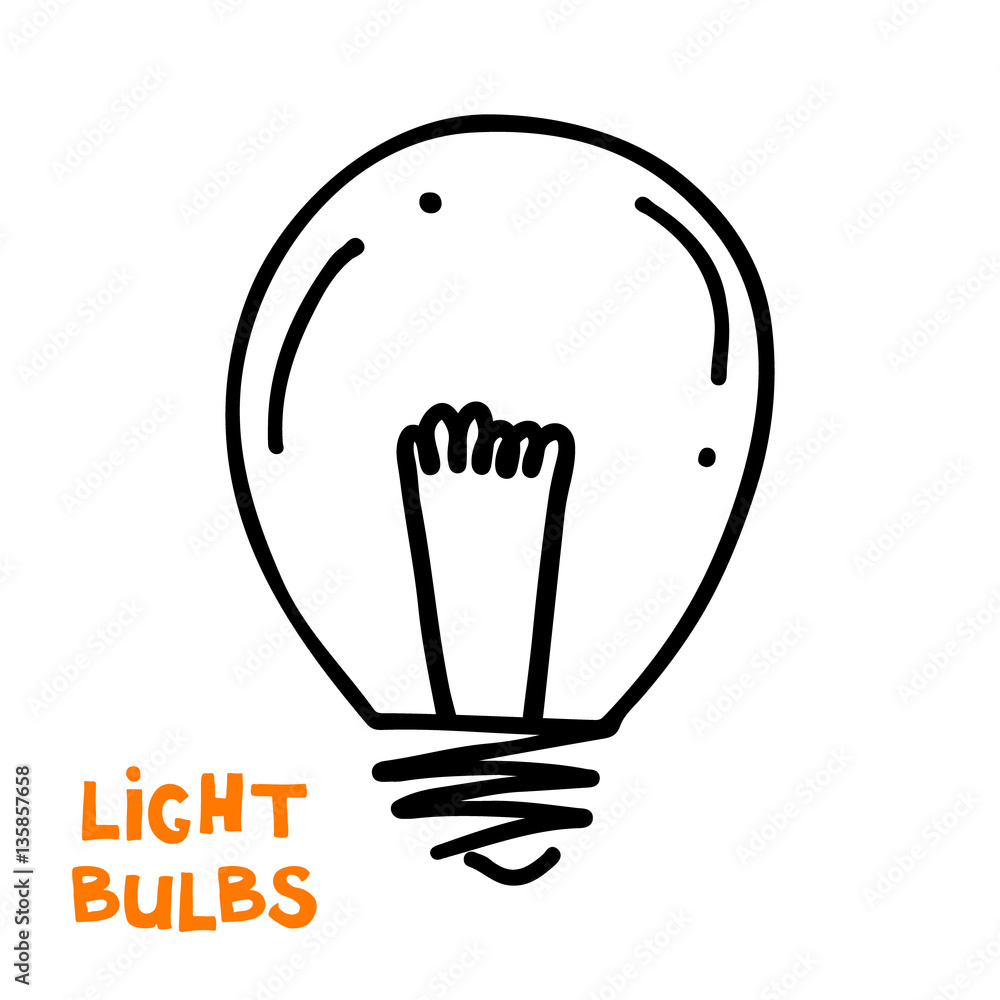 Light bulb icon. Concept of big ideas inspiration, innovation ...