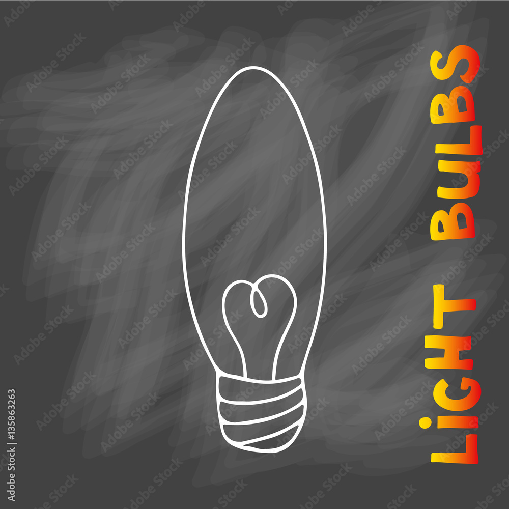 Light bulbs icon. Concept of big ideas inspiration, innovation ...