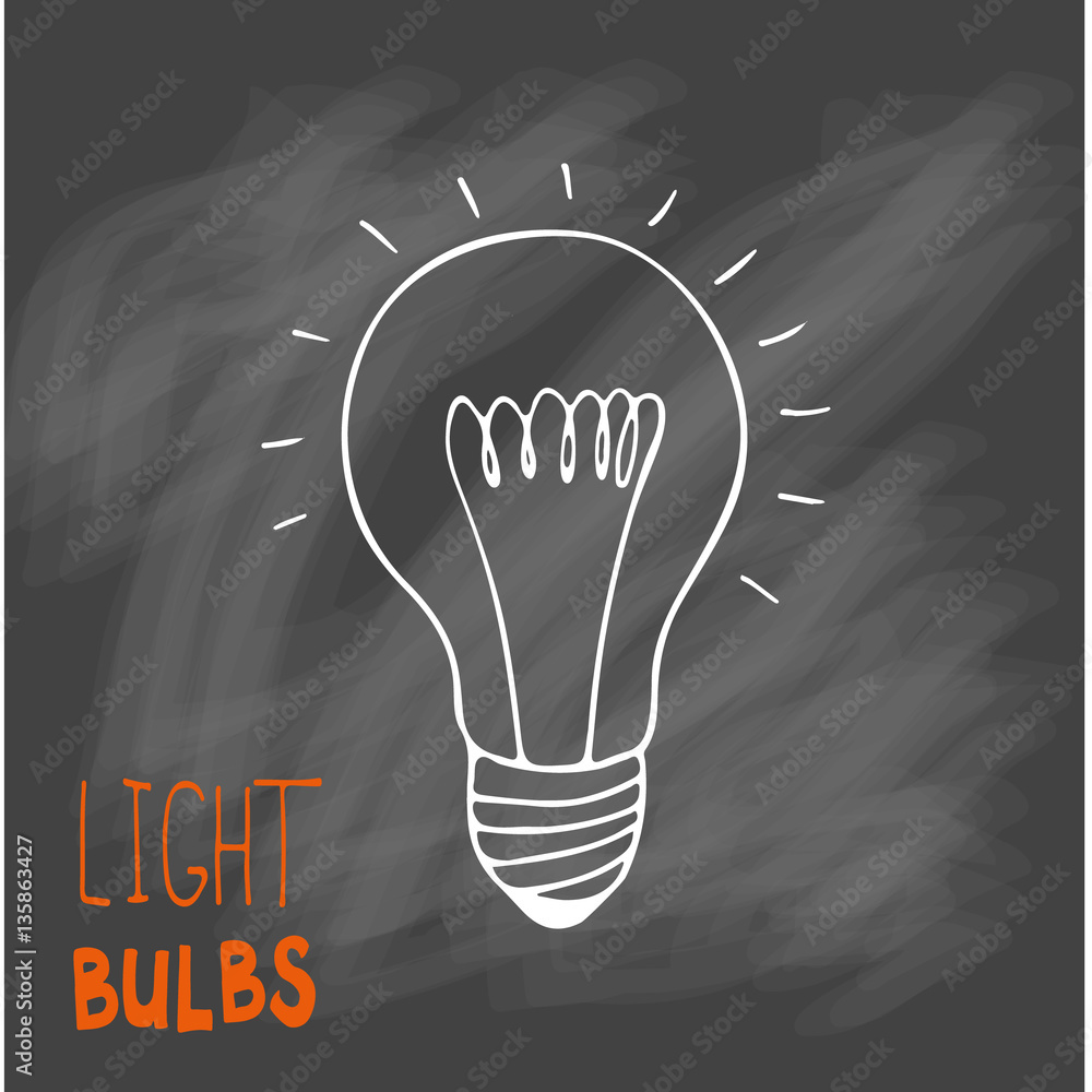 Light bulbs icon. Concept of big ideas inspiration, innovation ...