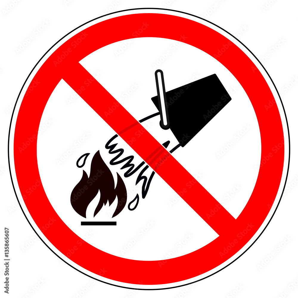 srr108 SignRoundRed - german - Verbotszeichen: Brand / Feuer / Mit ...