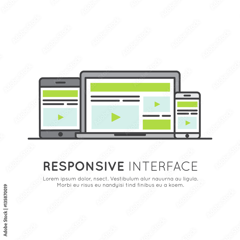 Responsive Web Design Icon Vector