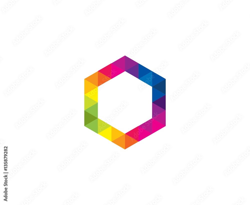 Colorful logo Stock Vector | Adobe Stock