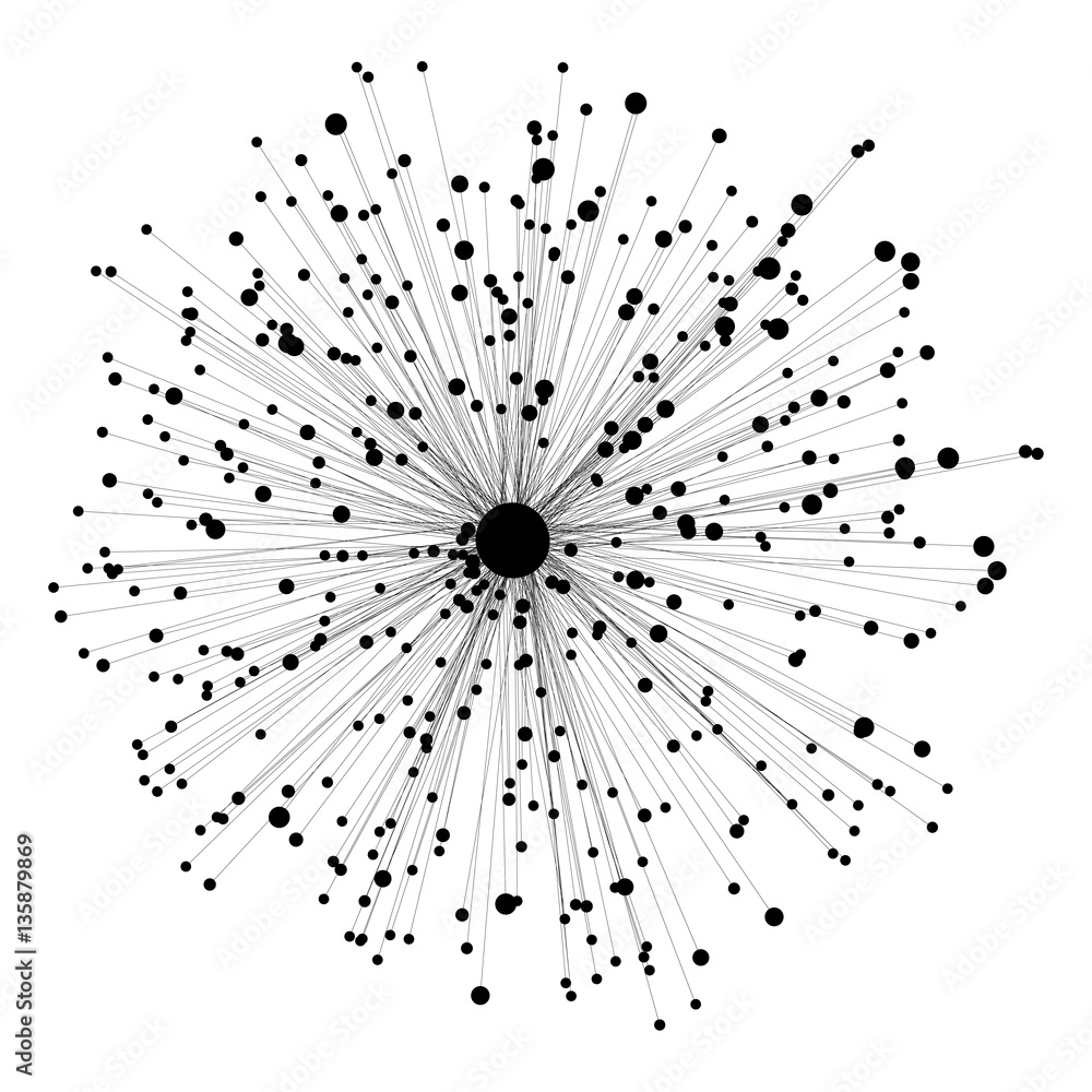 Round structure for design project - vector illustration Stock Vector ...