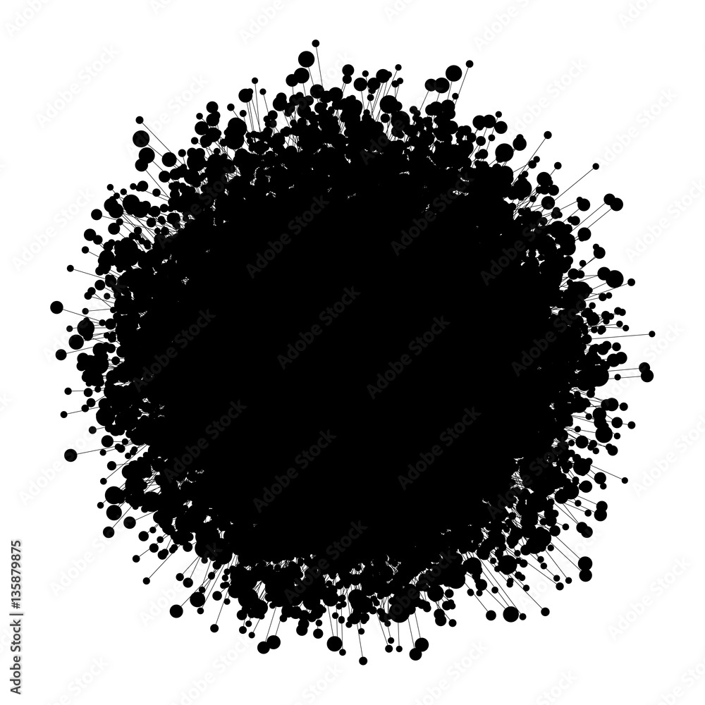 Round structure for design project - vector illustration Stock Vector ...