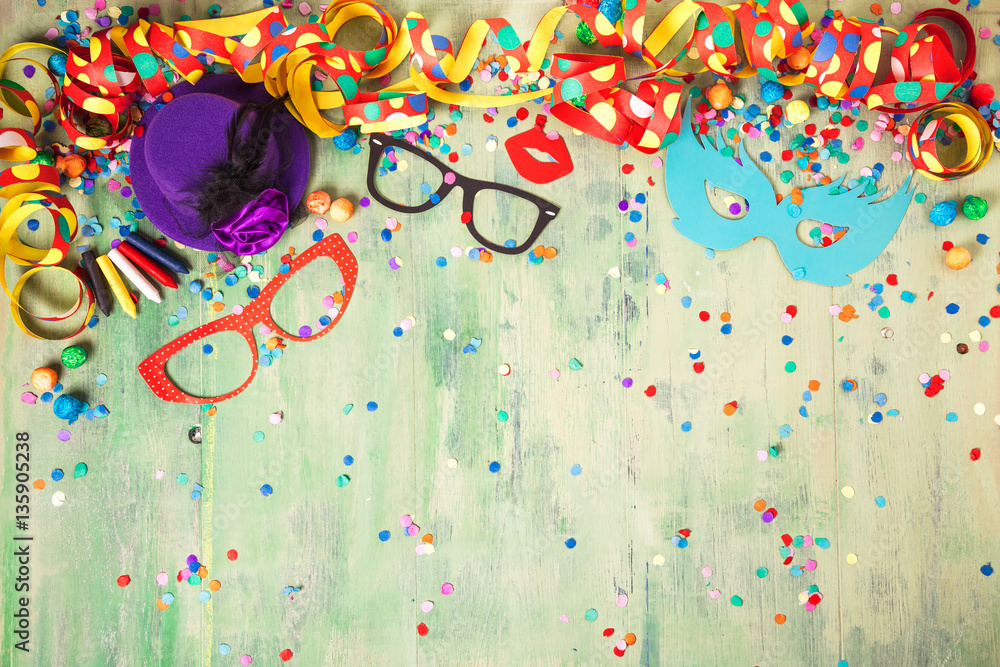 Karneval (fasching hintergrund) Stock-Foto | Adobe Stock