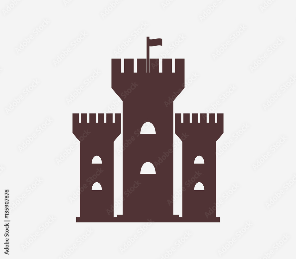 icon fort Stock Vector | Adobe Stock