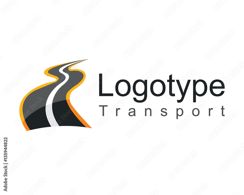 Logo Transport Template Design Vector Stock Vector | Adobe Stock