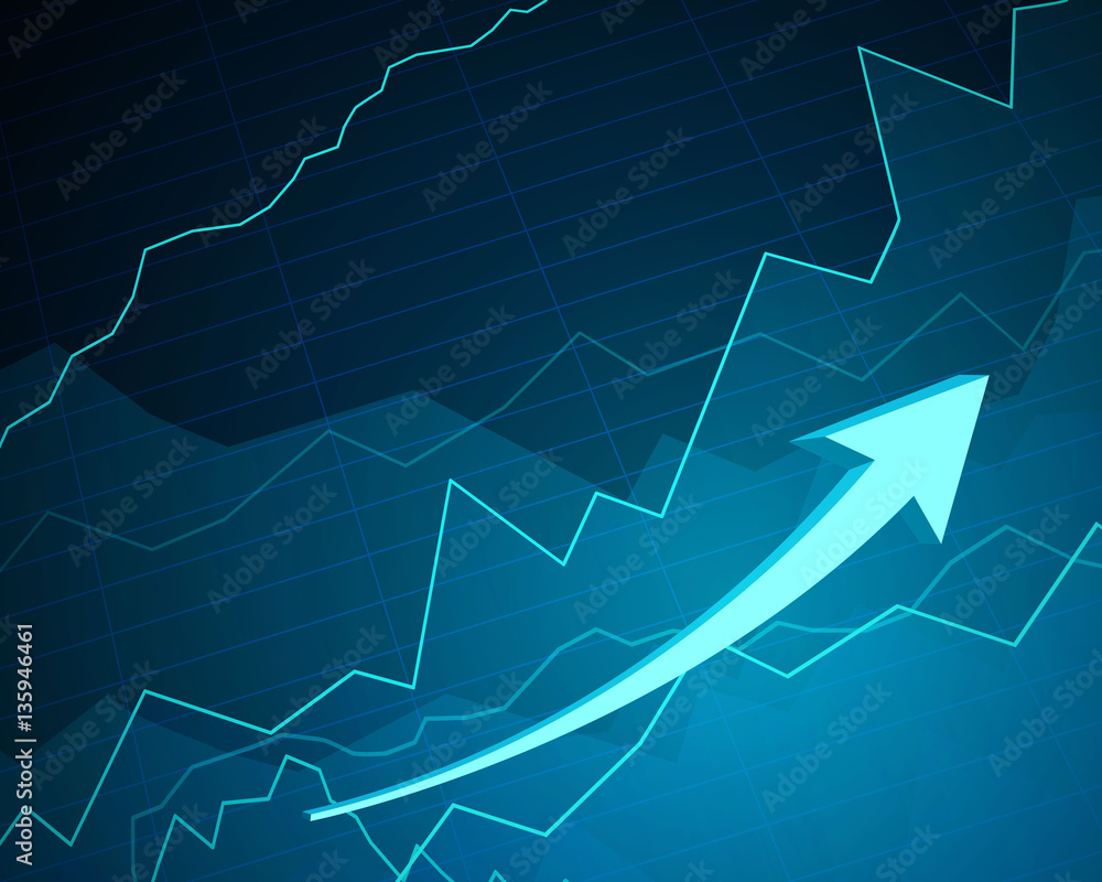 Vector Illustration of a Statistic and Data, Infographic Background ...