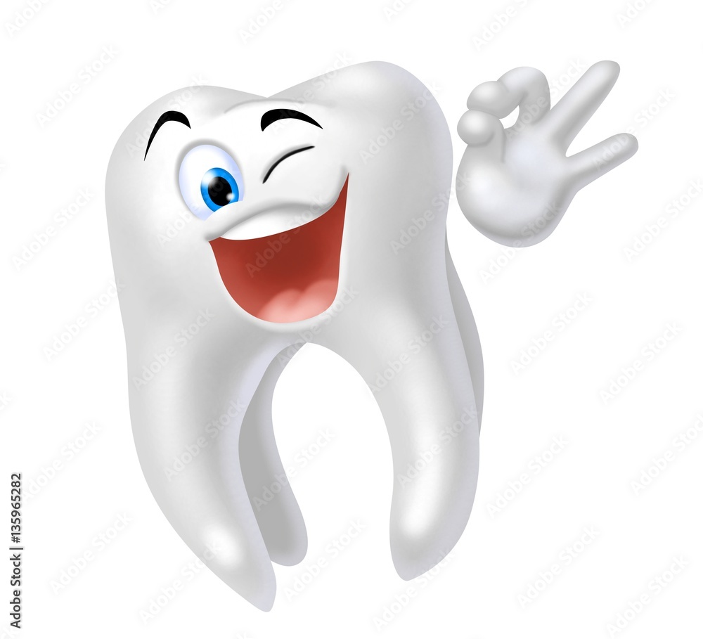 dente ok Stock Illustration | Adobe Stock