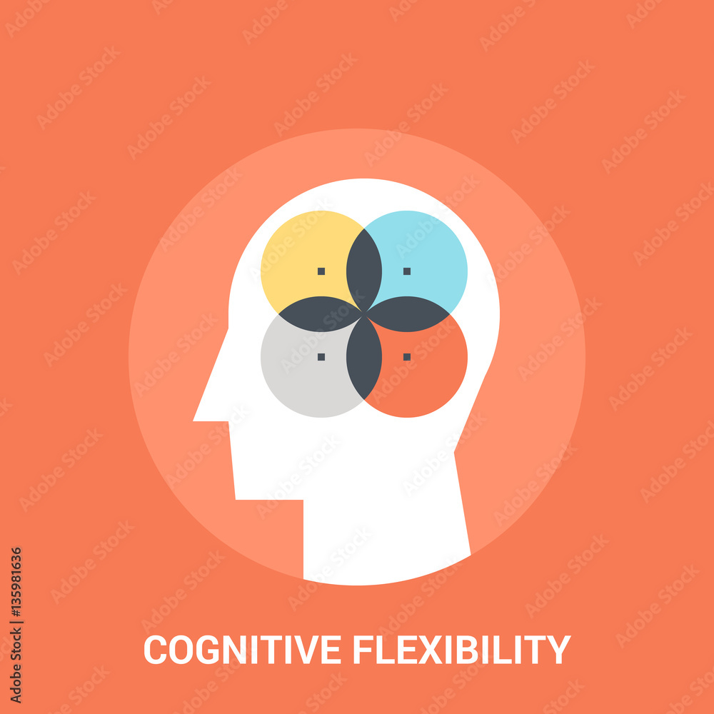 cognitive flexibility icon concept Stock Vector | Adobe Stock