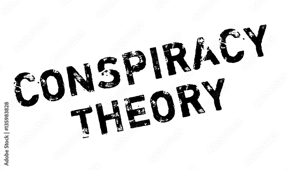 Conspiracy Theory rubber stamp. Grunge design with dust scratches ...