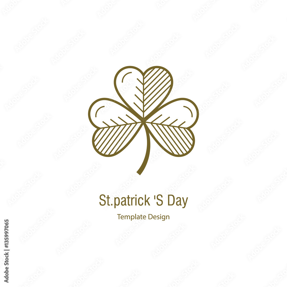 Shamrock vector illustration Stock Vector | Adobe Stock