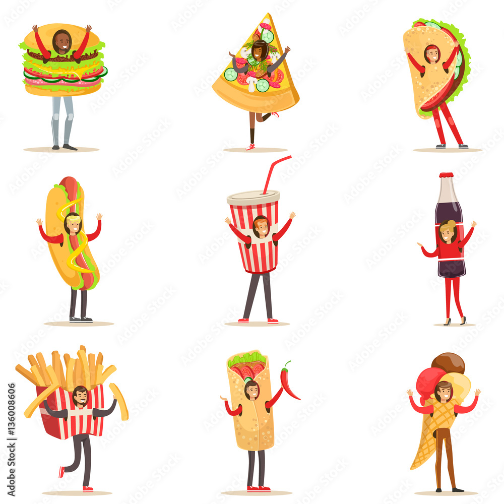 Fast Food Characters Costumes
