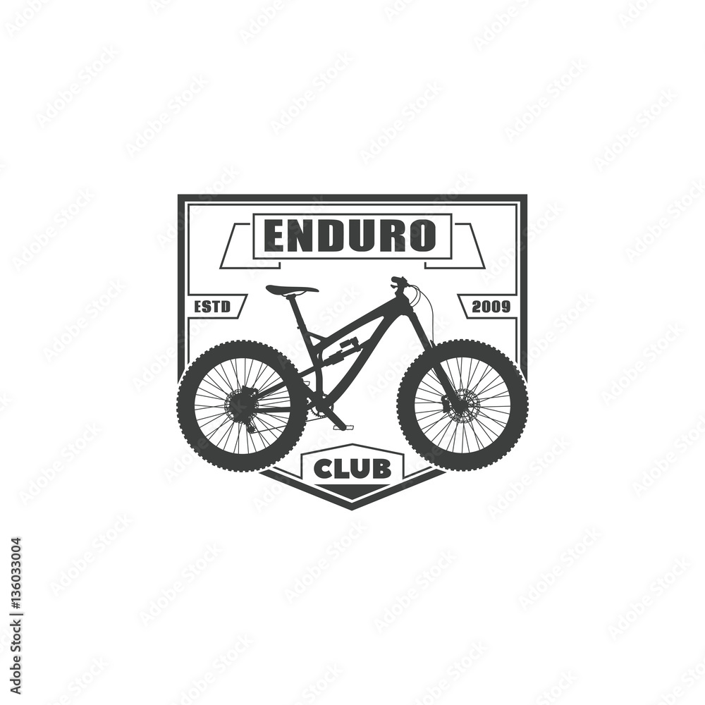 Vector illustration of the logo "Enduro club". Stock Vector | Adobe Stock