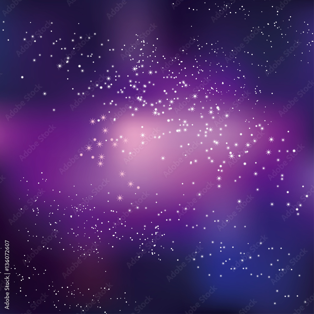 night sky stars concept vector illustration for background. simp Stock ...