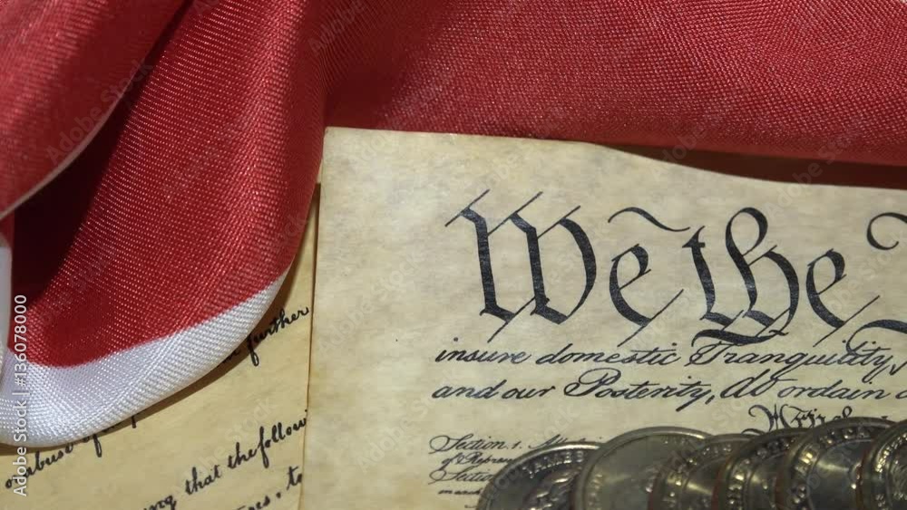United States Bill of Rights Preamble to the Constitution and American ...