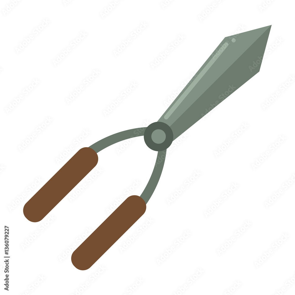 garden scissors tool handle vector illustration eps 10 Stock Vector ...