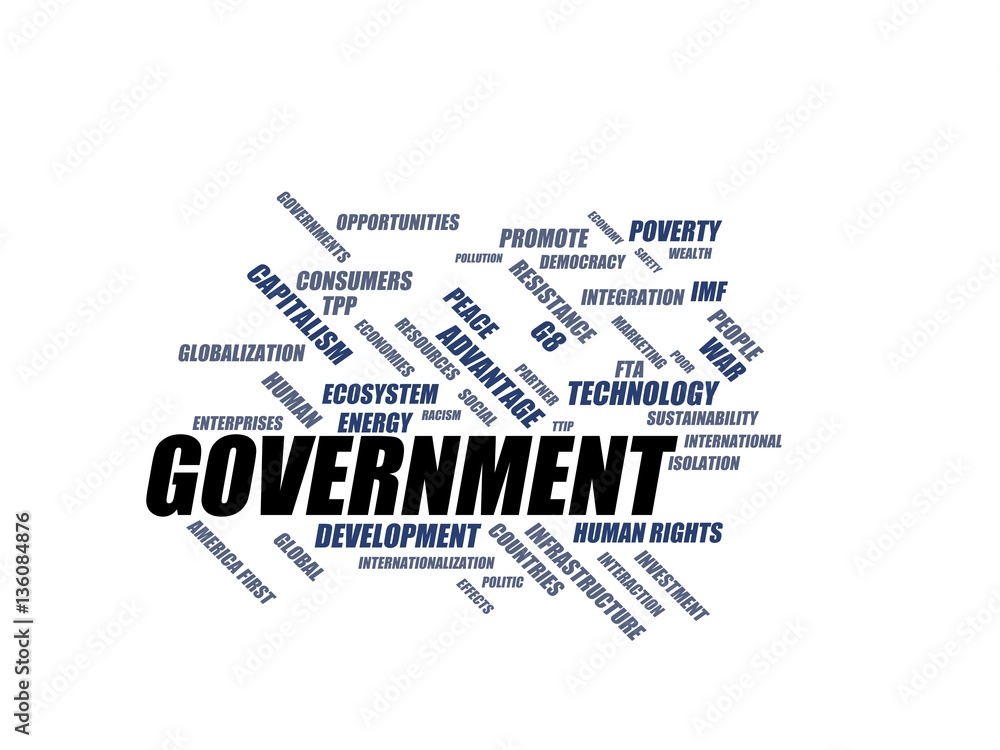 GOVERNMENT - word cloud wordcloud - terms from the globalization ...