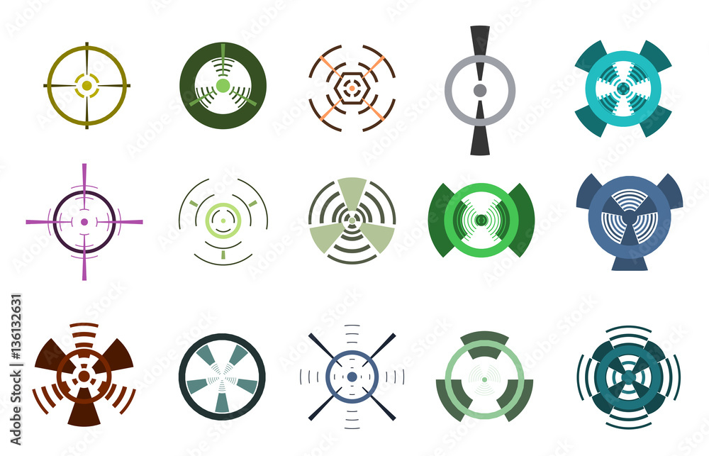 Attention elements for design project - vector set Stock Vector | Adobe ...