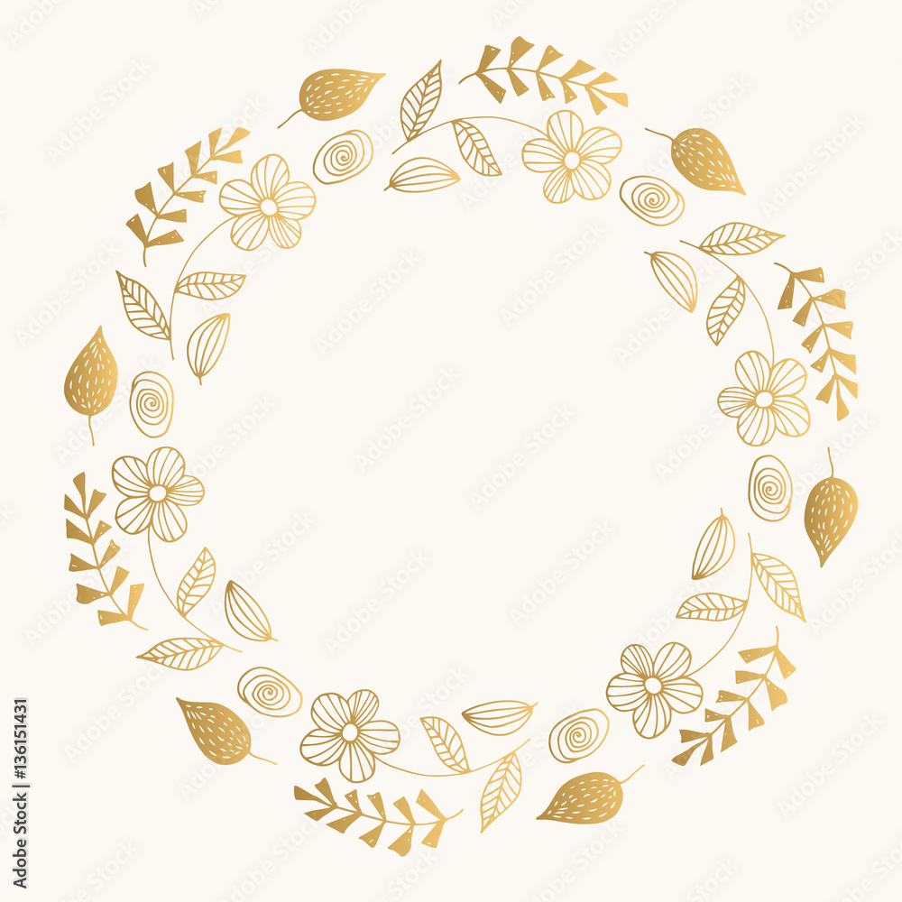 Fancy Round Picture Frame