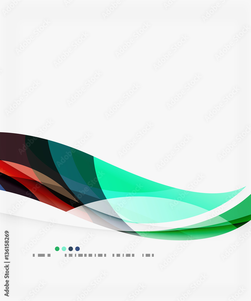 Modern creative curve background with copy space Stock Vector | Adobe Stock