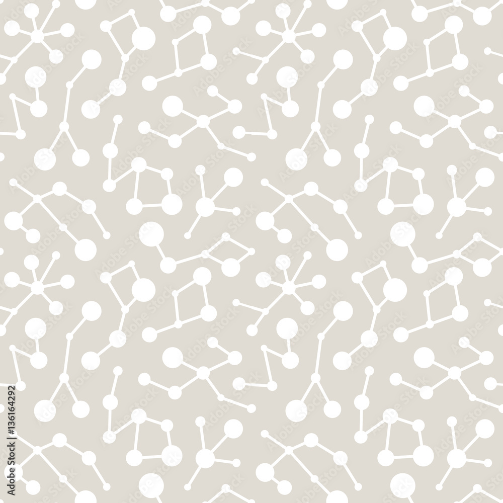 abstract geometric subtle deco stars constellation pattern Stock Vector ...