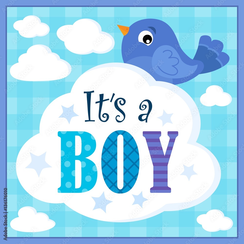 It is a boy theme image 1 Stock Vector | Adobe Stock