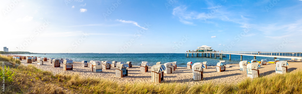 Timmendorfer Strand, Panorama, Timmendorf, Deutschland Stock-Foto ...