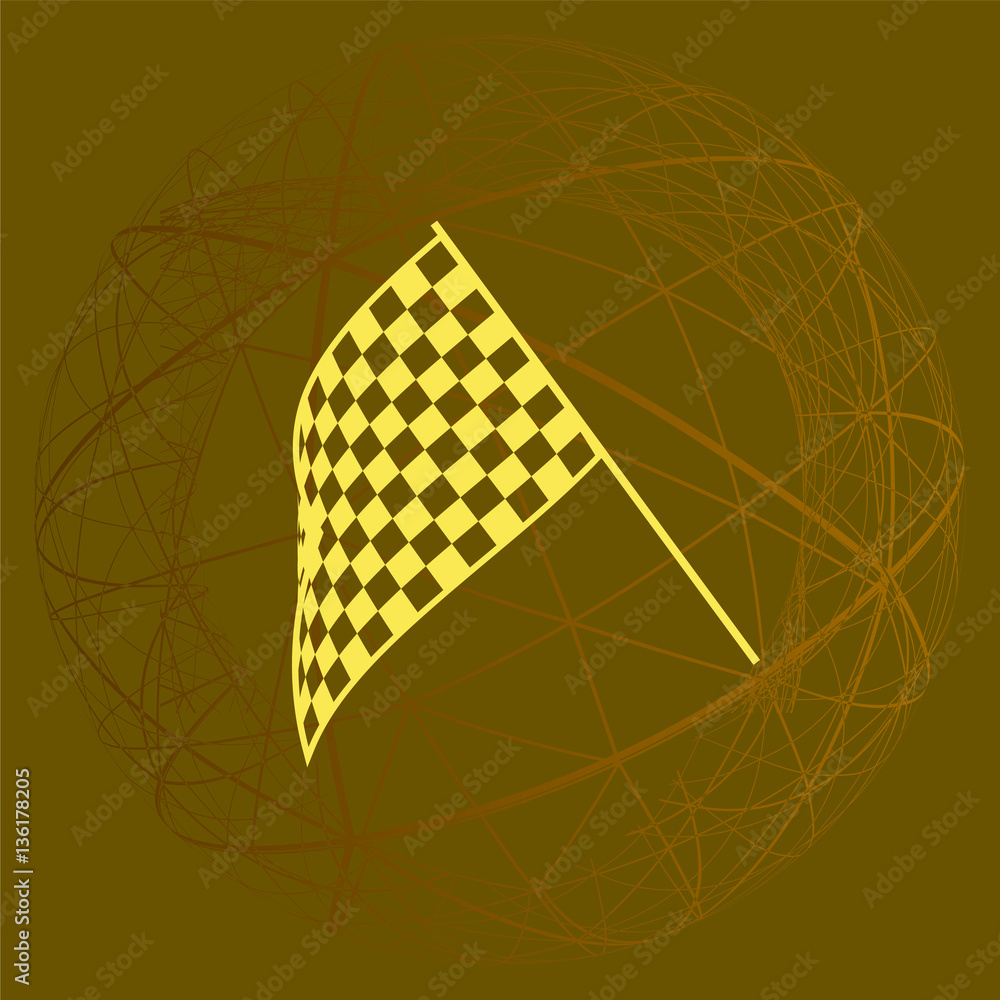 Starting symbol icon Stock Vector | Adobe Stock