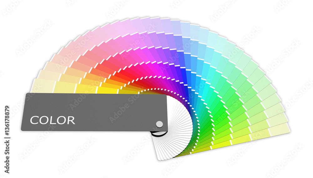 nuancier de couleurs Illustration Stock | Adobe Stock