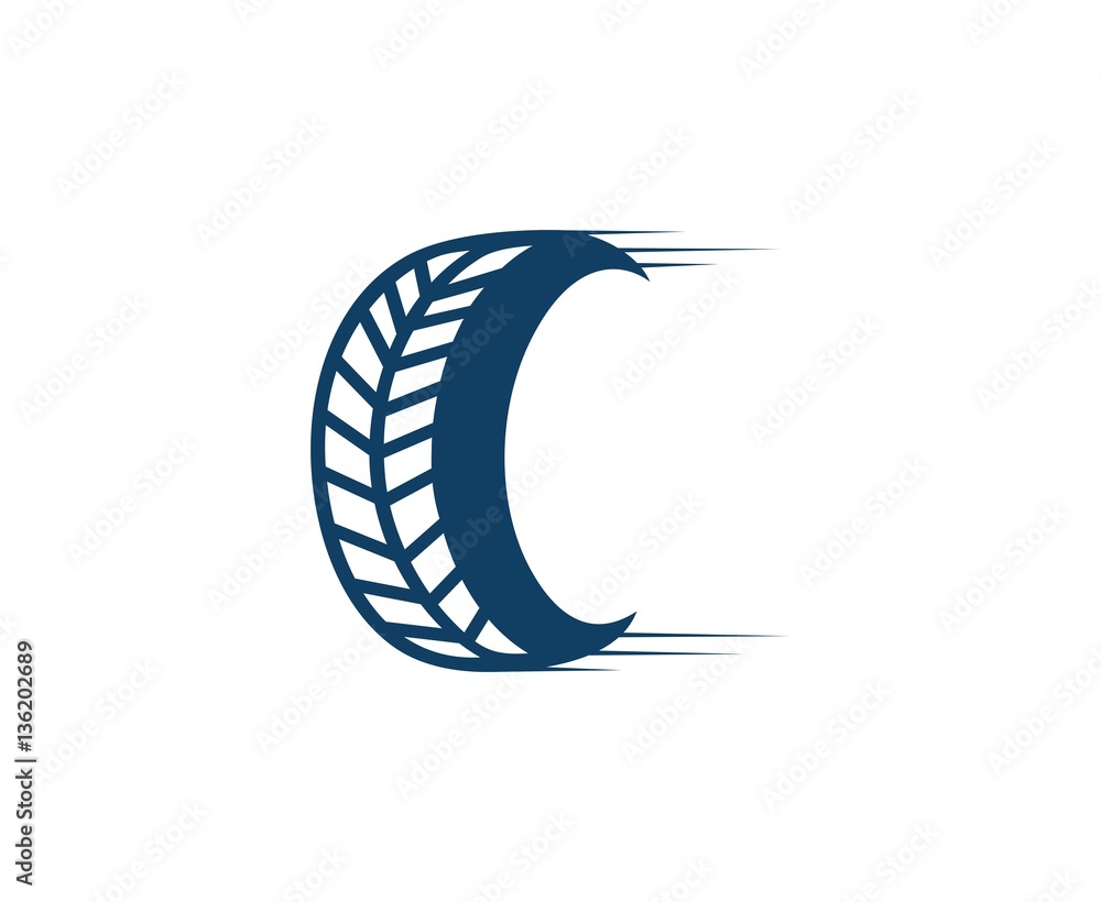 Tyre logo Stock Vector | Adobe Stock
