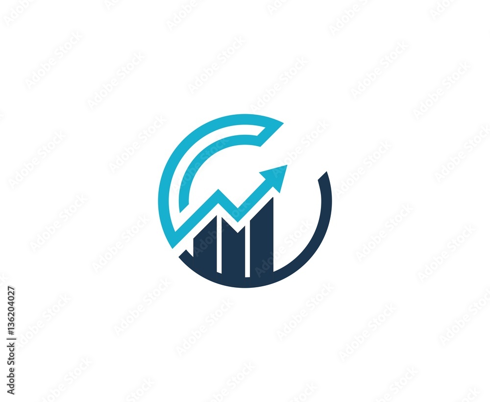 Financial logo Stock Vector | Adobe Stock