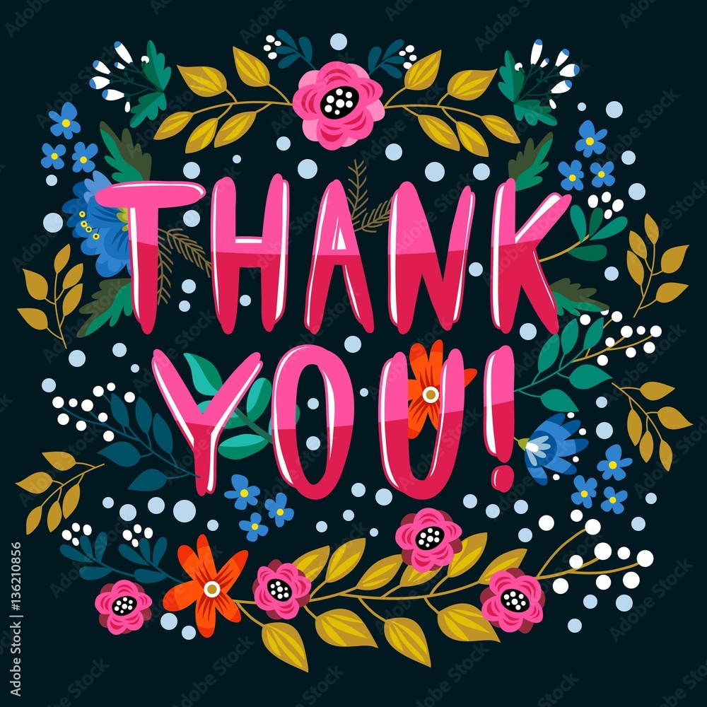 Cute Thank You Background