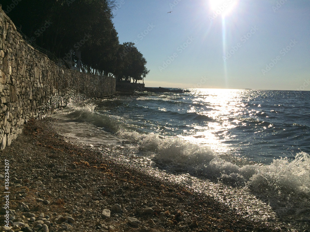 Steinstrand Kroatien Stock Photo | Adobe Stock