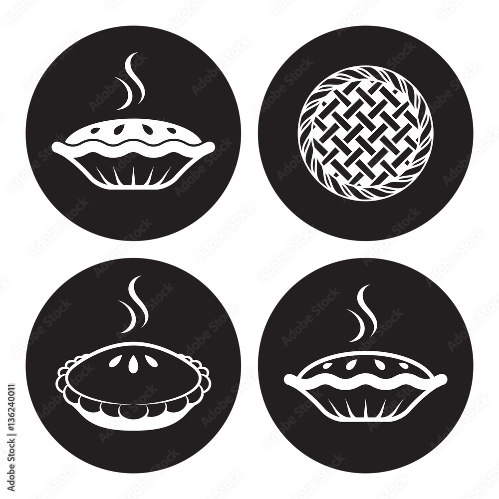 pie icons Stock-Vektorgrafik | Adobe Stock