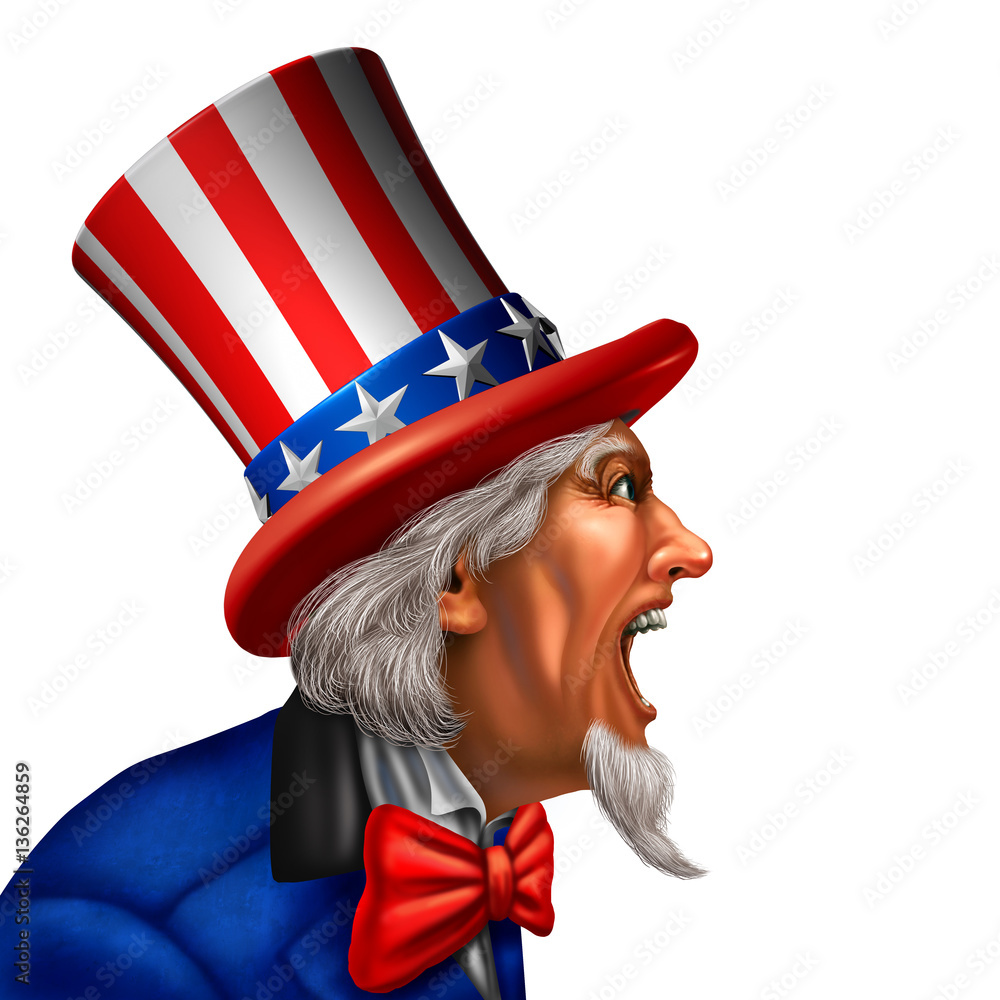 Uncle Sam Communication Stock Illustration | Adobe Stock